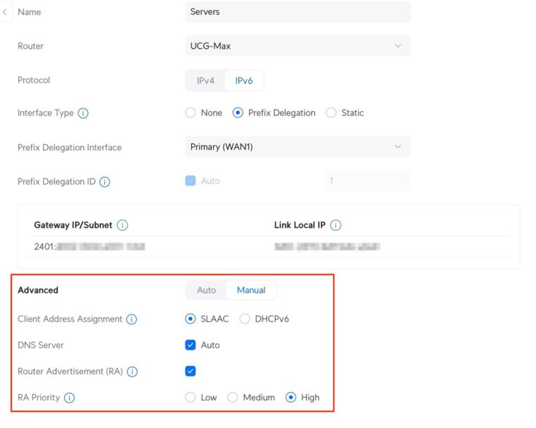 Setup IPv6 vlans on unifi with a /56 prefix on Unifi and NBN – SYDNEY ...